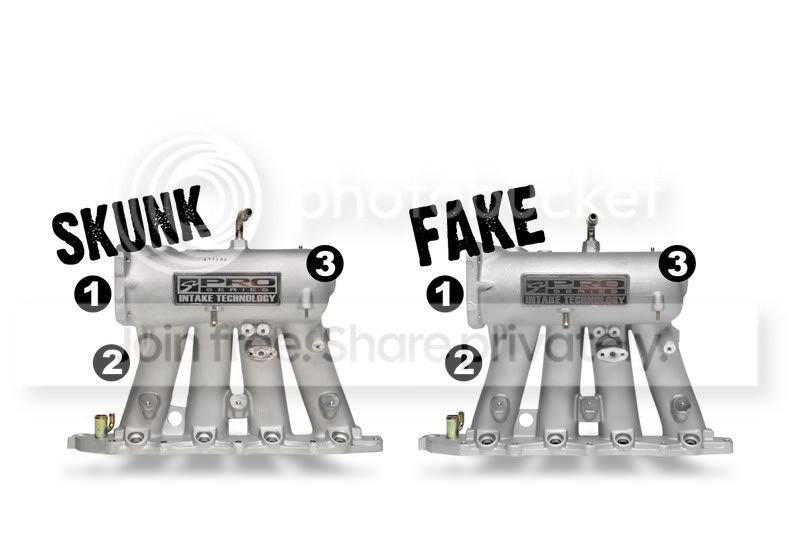 Skunk2 Intake Manifold: spotting a fake | Team Integra Forums