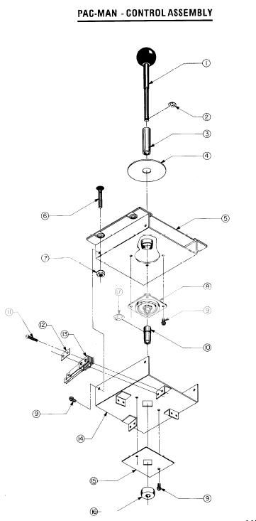 Any "exploded" pictures of a Pac-Man upright joystick? | Museum of the ...