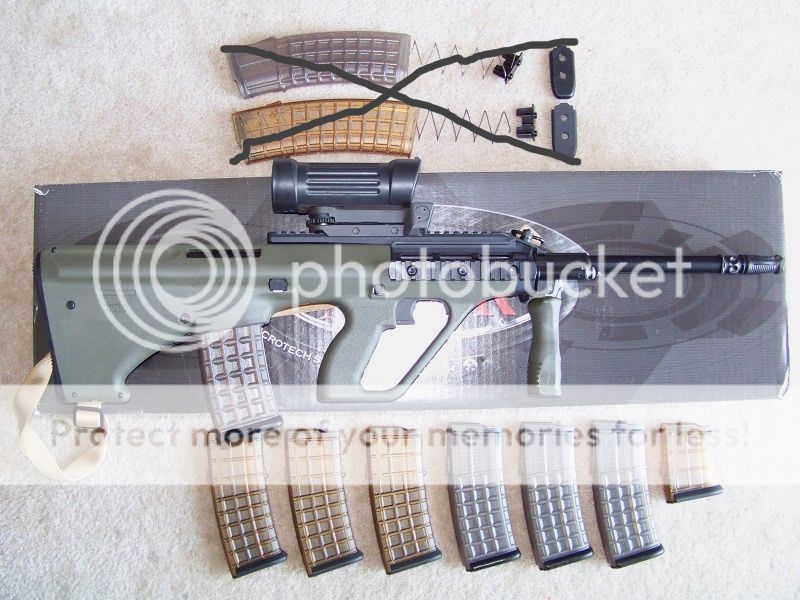 SOLD: Microtech MSAR STG556 4th Gen OD Green w/ 20" barrel + upgrades ...