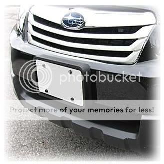 Front License Plate? | Subaru Outback Forums